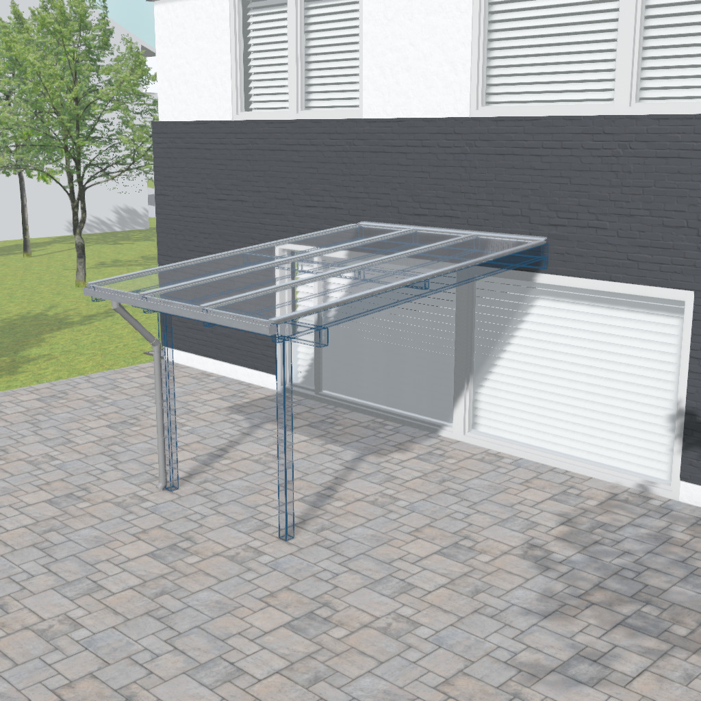 Kompletter Bausatz Terrassendach ohne Unterkonstruktion ID qzby in den ...