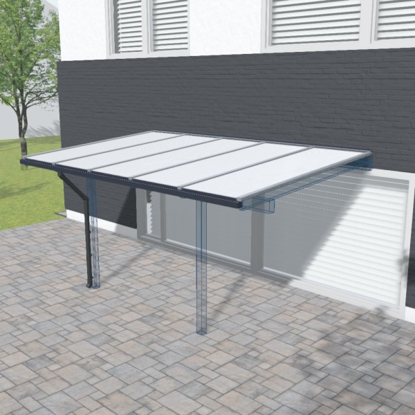 Kompletter Bausatz Terrassendach ohne Unterkonstruktion ID 88zp8 in den ...