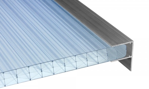 U Profil Befestigungslasche quer (F) für 16 mm Pressblank, Alu