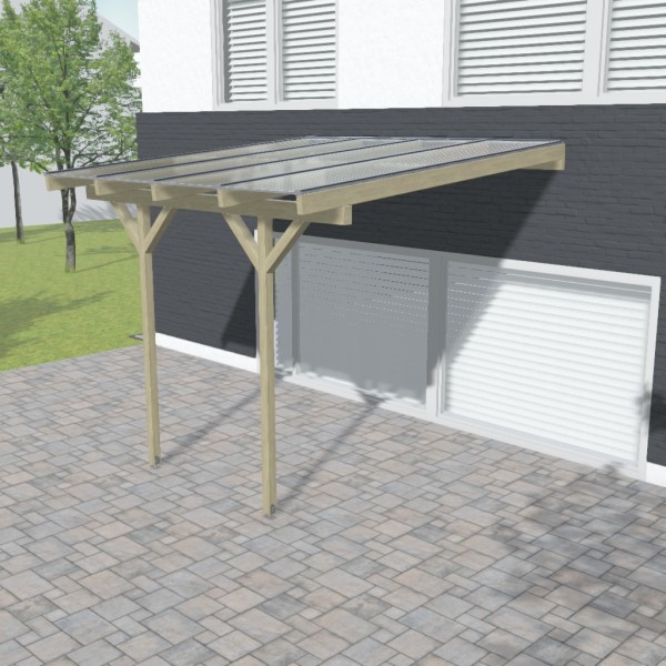 Kompletter Bausatz Terrassendach mit Unterkonstruktion ID vybw in den ...