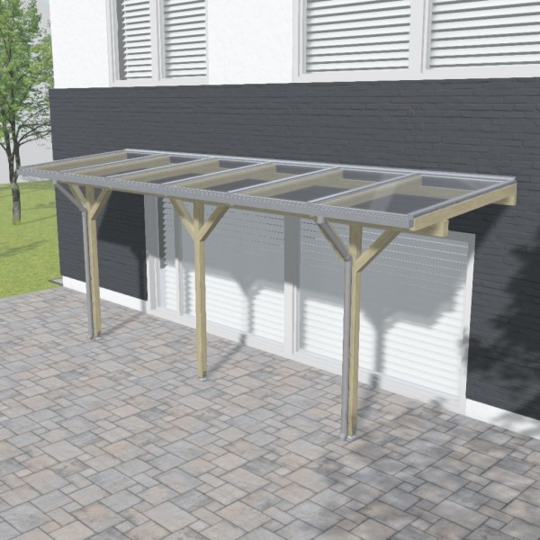 Kompletter Bausatz Terrassendach mit Unterkonstruktion ID b87kj in den ...