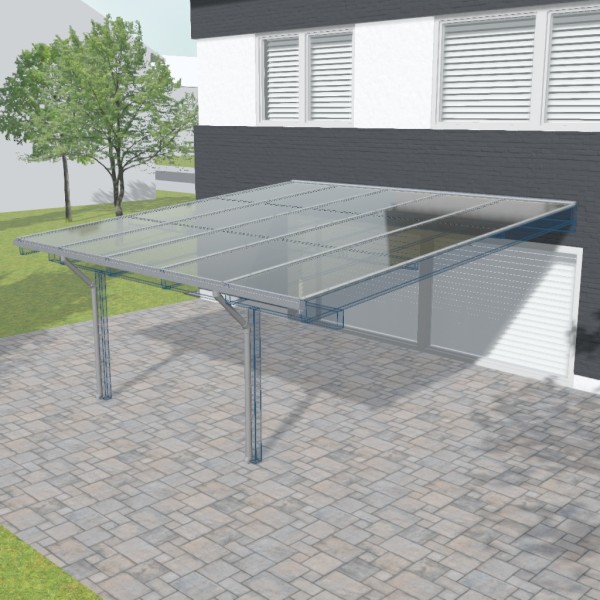 Kompletter Bausatz Terrassendach ohne Unterkonstruktion ID ypk83 in den ...