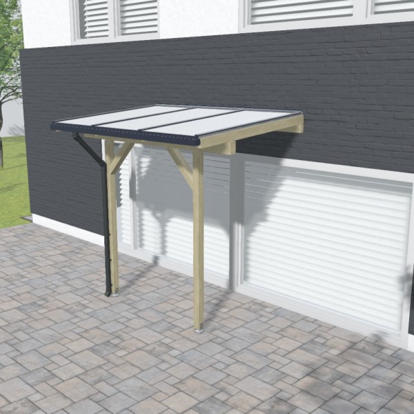 Kompletter Bausatz Terrassendach mit Unterkonstruktion ID mrpgn in den ...