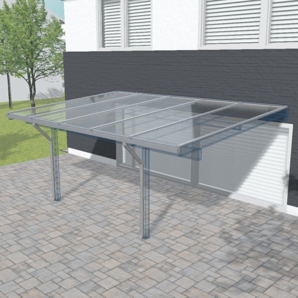 Kompletter Bausatz Terrassendach ohne Unterkonstruktion ID gpkn7 in den ...