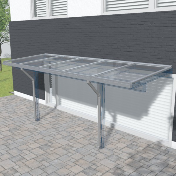 Kompletter Bausatz Terrassendach ohne Unterkonstruktion ID p8632 in den ...