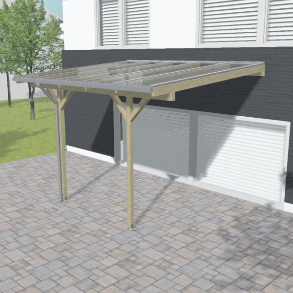 Kompletter Bausatz Terrassendach mit Unterkonstruktion ID 85578 in den ...