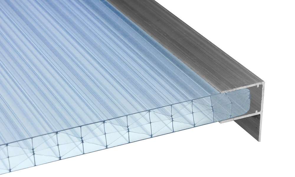 U Profil Befestigungslasche quer (F) für 16 mm Pressblank, Alu