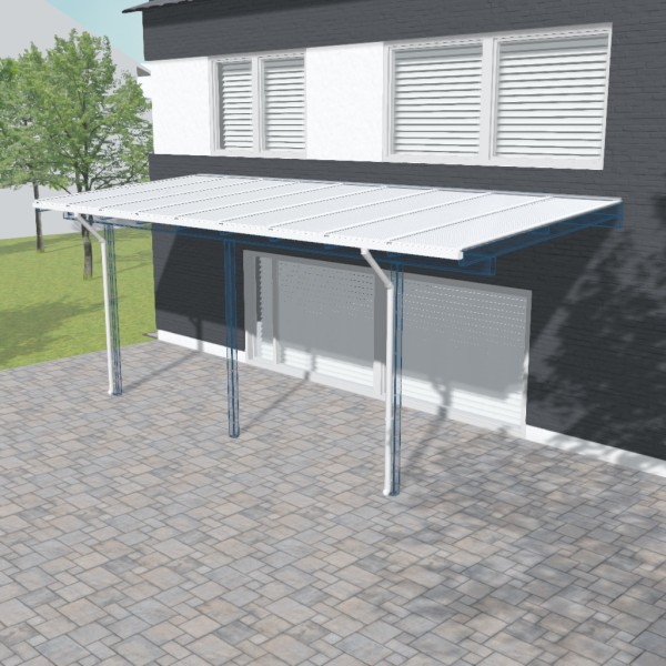 Kompletter Bausatz Terrassendach ohne Unterkonstruktion ID xv583 in den ...