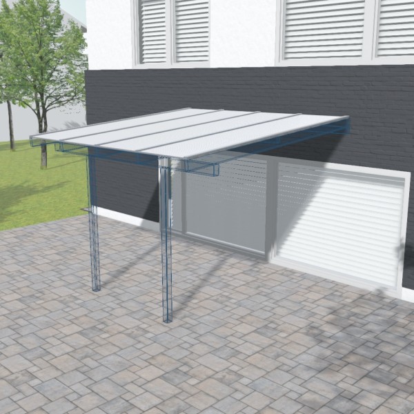 Kompletter Bausatz Terrassendach ohne Unterkonstruktion ID wqg58 in den ...
