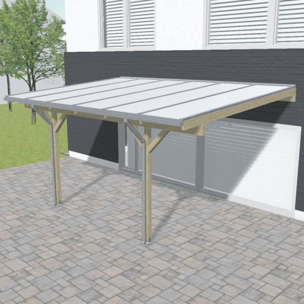 Kompletter Bausatz Terrassendach mit Unterkonstruktion ID q24d5 in den ...