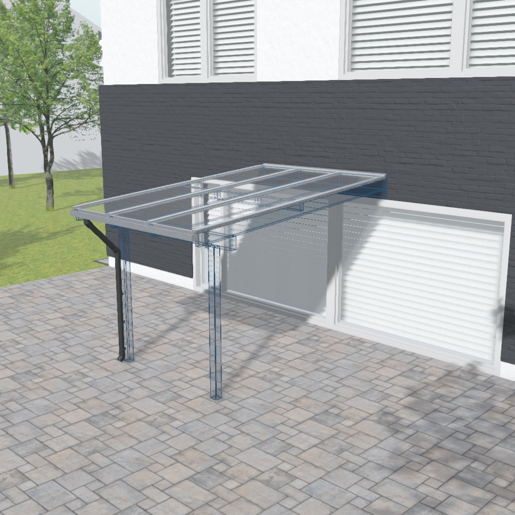 Kompletter Bausatz Terrassendach ohne Unterkonstruktion ID vnnk in den ...