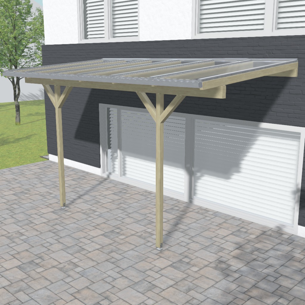 Kompletter Bausatz Terrassendach mit Unterkonstruktion ID xnzz in den ...