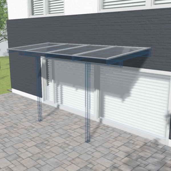 Kompletter Bausatz Terrassendach ohne Unterkonstruktion ID q2475 in den ...
