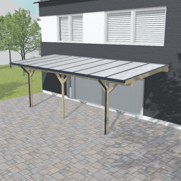 Kompletter Bausatz Terrassendach mit Unterkonstruktion ID 6dk3g in den ...